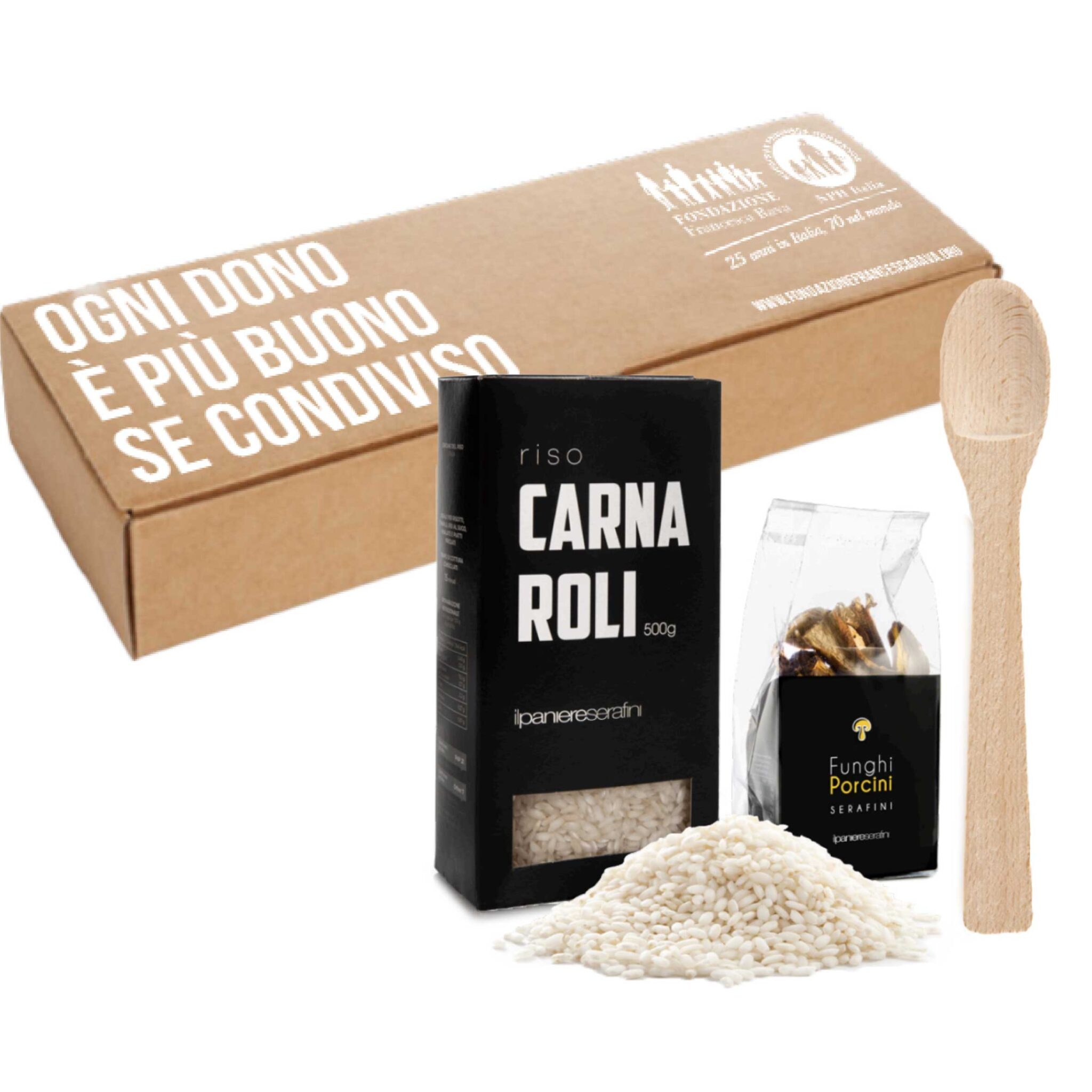 COOK BOX RISO E FUNGHI - Regali Solidali - Fondazione Francesca Rava